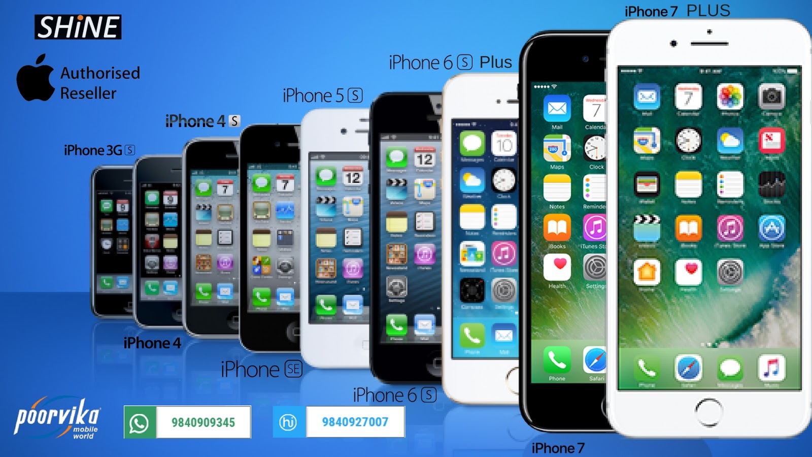 Apple mobile phone price list in india on poorvika