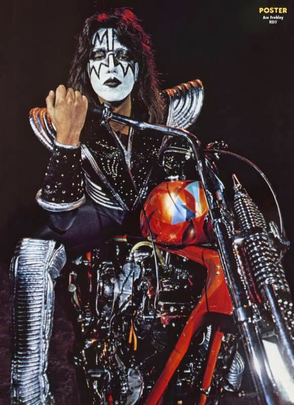 Just A Car Guy: KISS chopper photoshoot from the 70's