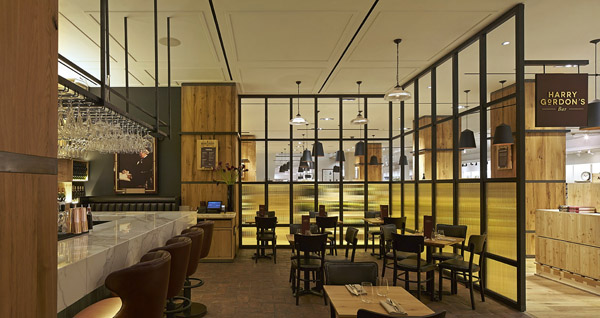 Homebuildlife: Selfridges Wine Shop & Harry Gordon's Bar by Campaign