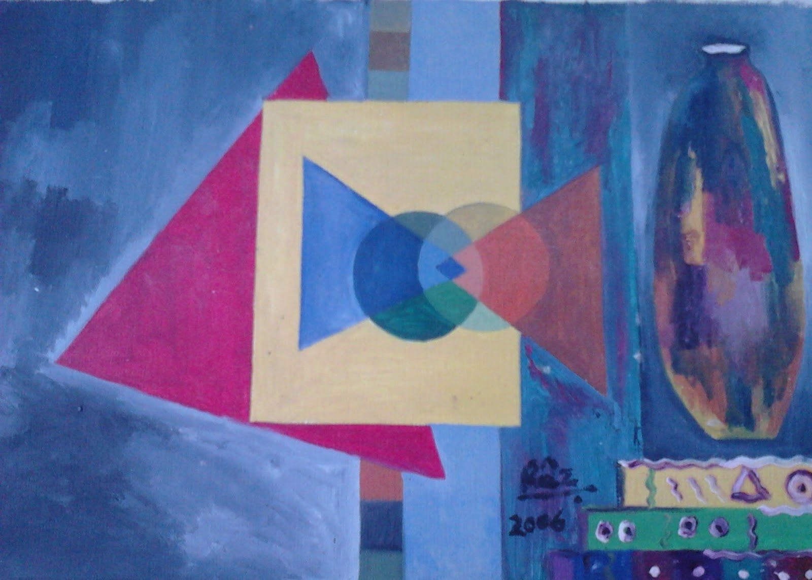 Razarts: Contemporary Modern Sacred Geometry and Cubism Paintings