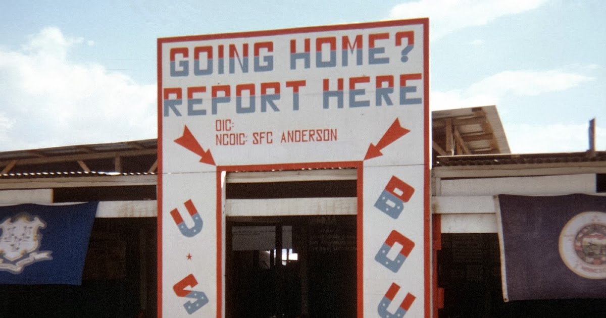 Snapshots from the Vietnam War: The "Going Home" Sign