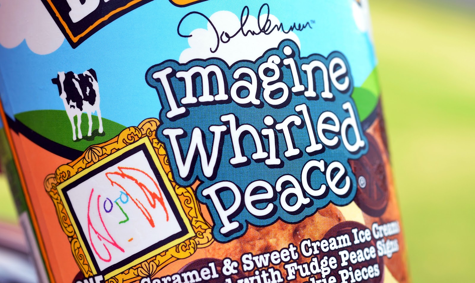 food and ice cream recipes: REVIEW: Ben & Jerry's Imagine Whirled Peace