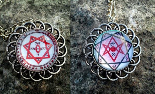 Frater Setnakh Ritual Art: Babalon seal/ Thelemic pendant