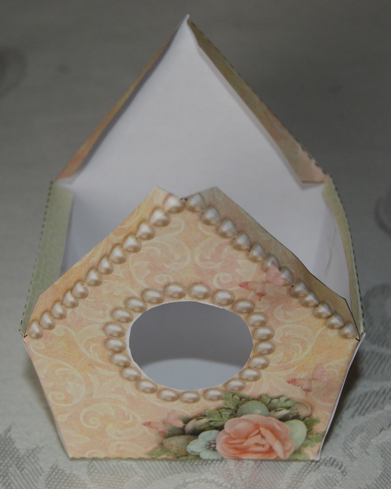 The Cherry On Top: Paper Bird House with Free Template