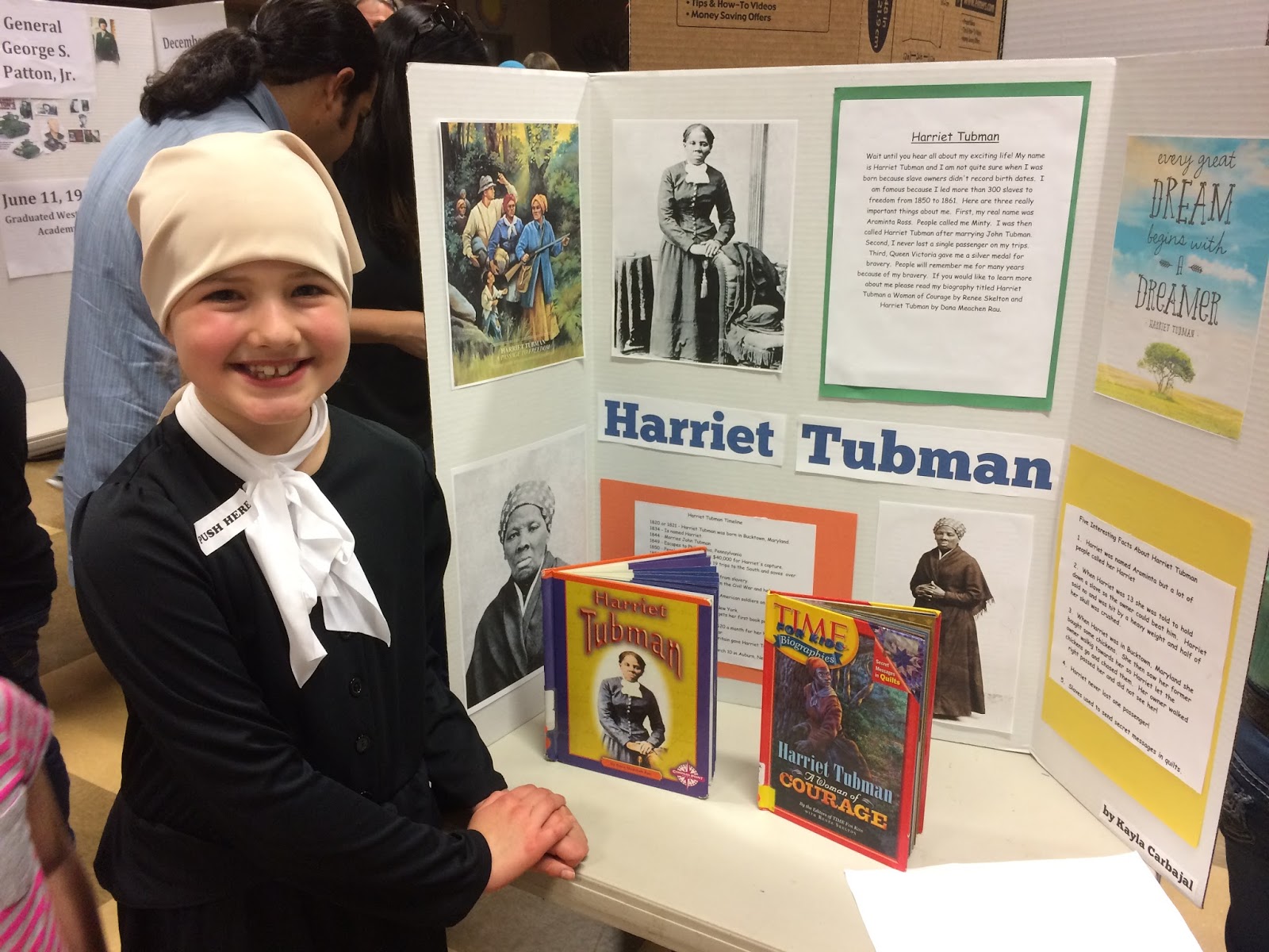 Upon A Dream: Kayla's Third Grade Project, The Wax Museum
