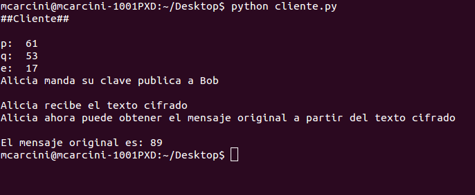 Seguridad de la informacion y criptografia: RSA Algorithm