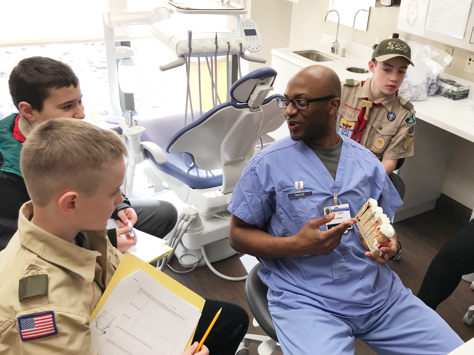 Air Force Dentists, Boy Scouts Team Up For Dentistry Merit Badge - USU News
