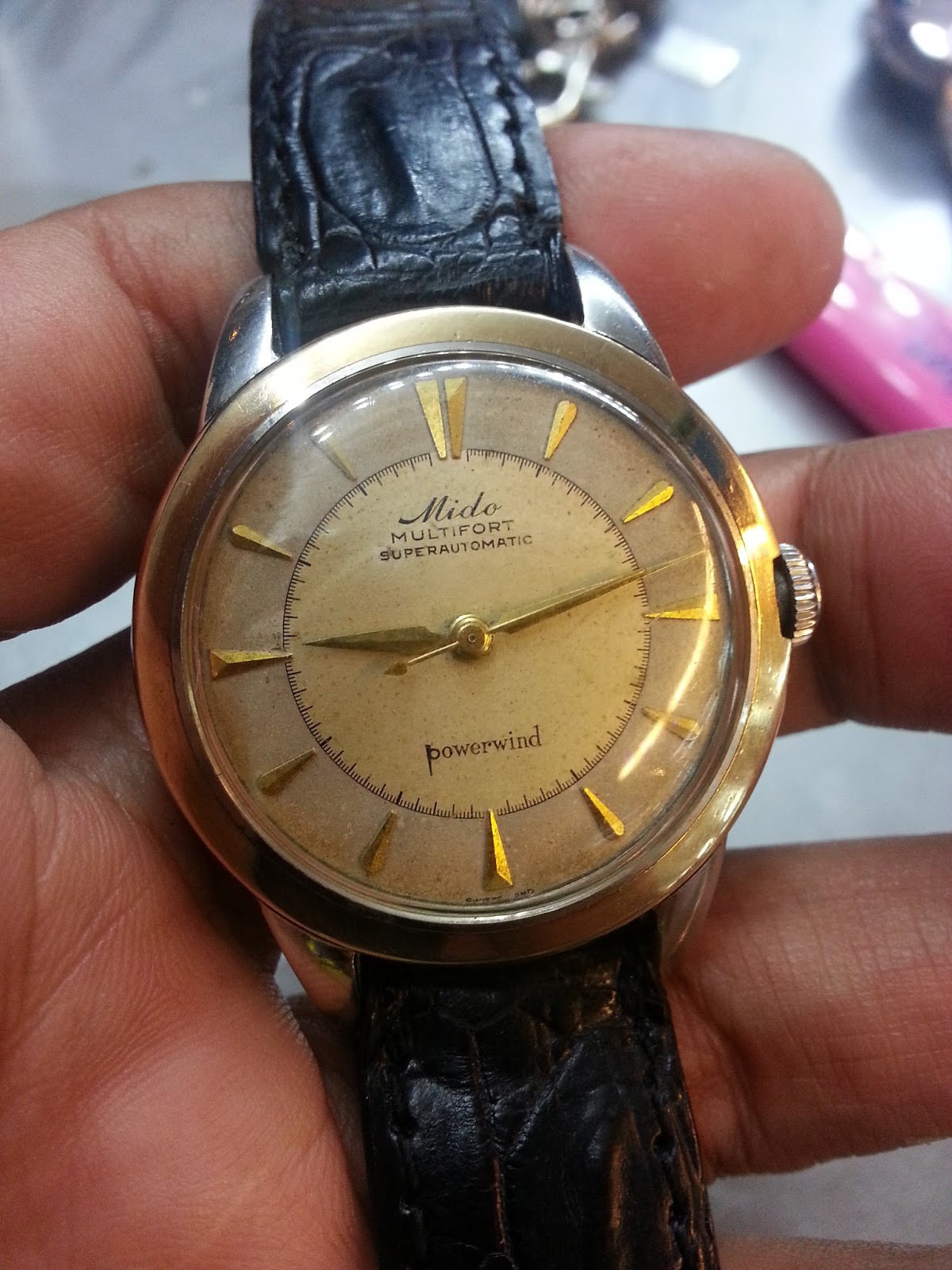 Koleksi Qistina Vintage Watches: MIDO GOLDTOP SOLD...