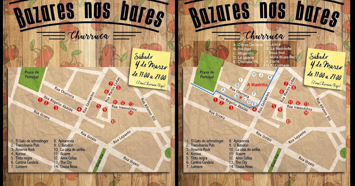 A Madriña Asociados: Bazares (Que lugares !!!)