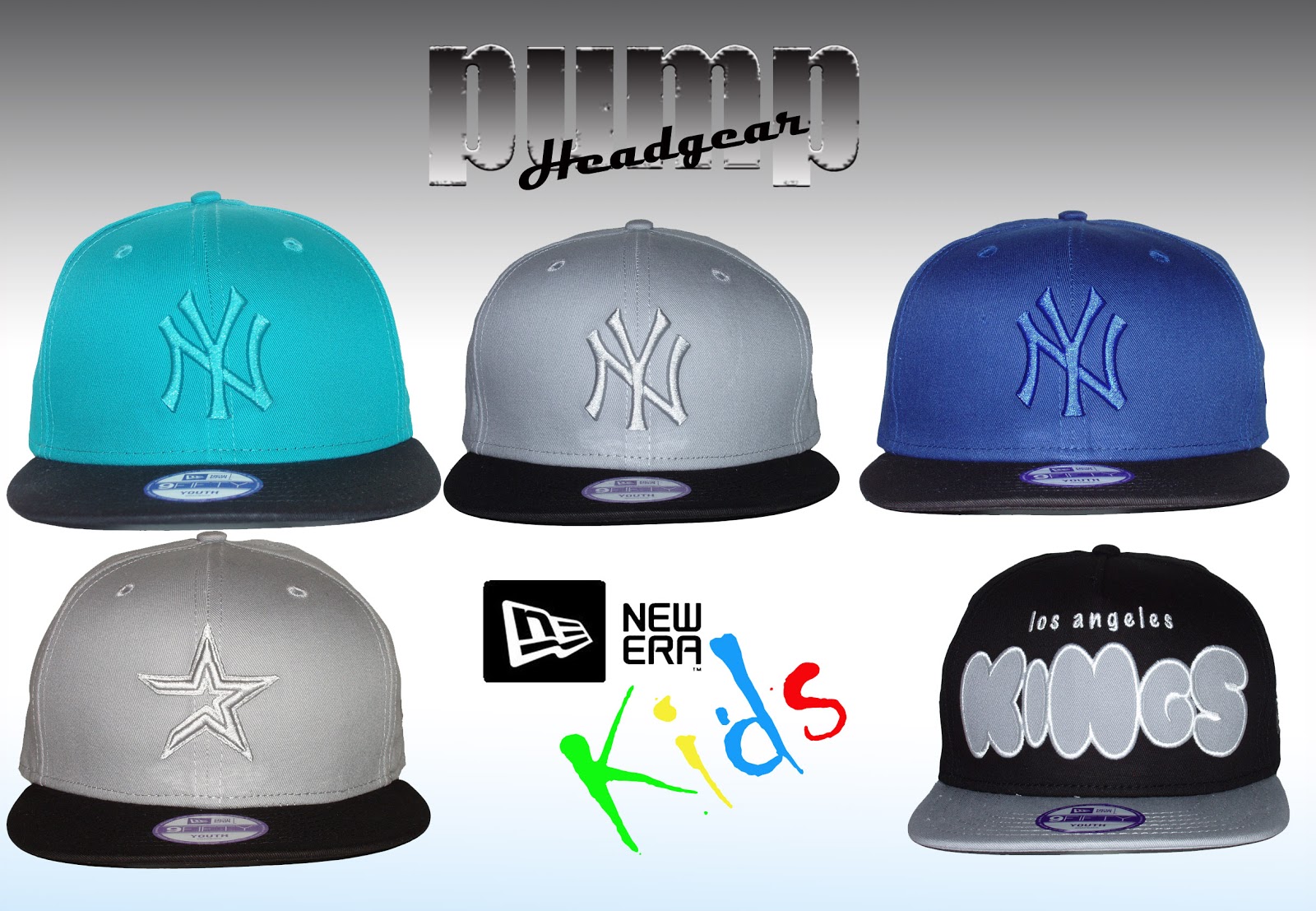 MLB Baseball Caps, NFL Caps, NHL Caps, Superhero Caps: Kids New Era ...
