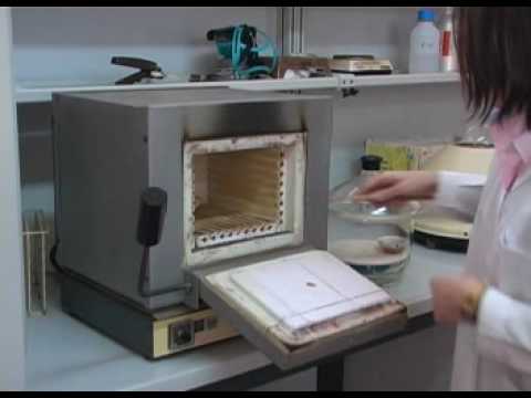 CALCINADO DE UNA MUESTRA