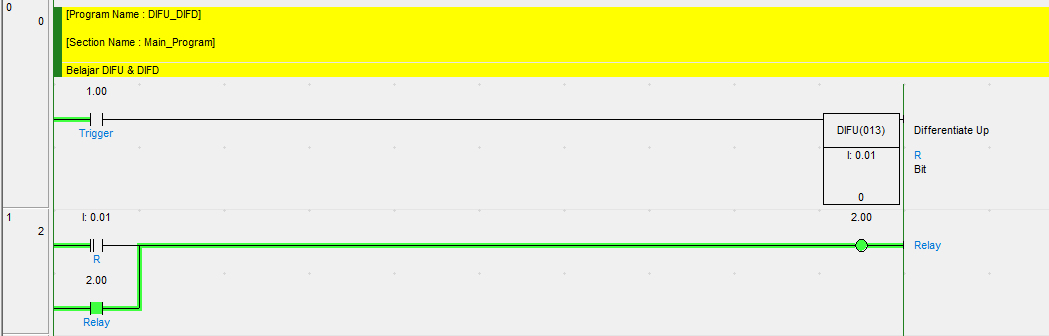 PLC Omron 3 - Instruksi SET & RSET (Set & Reset)