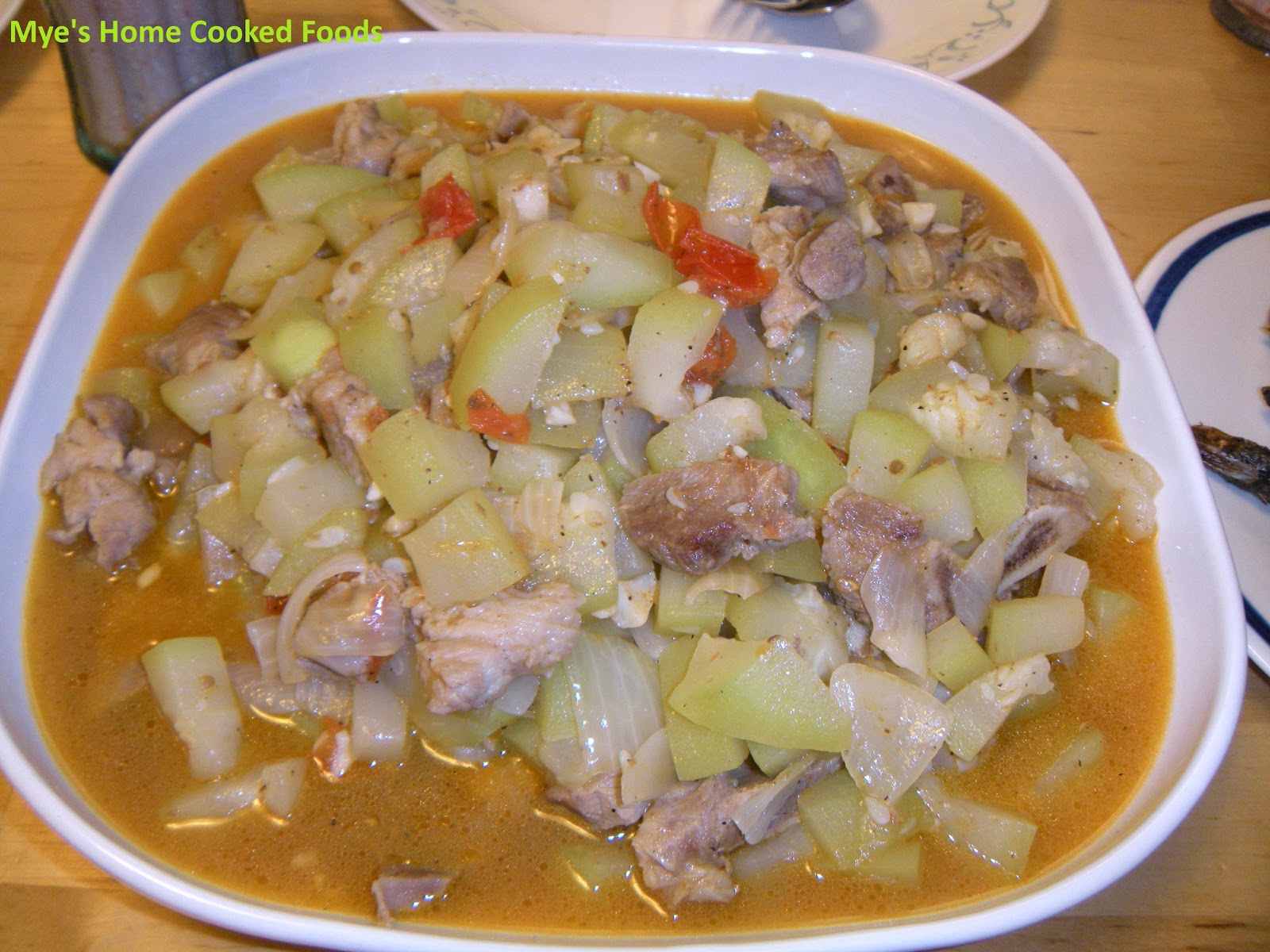 UPO ( white squash ) | Mye's Home Cooked Foods