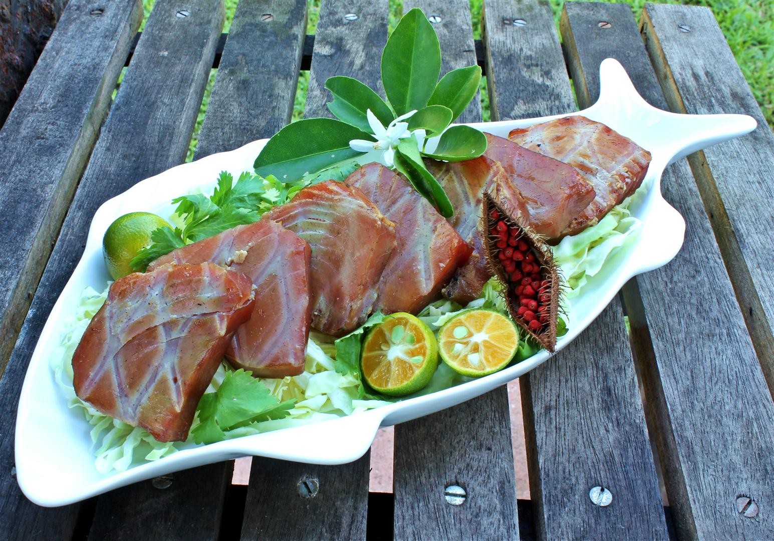 BBQGuam: Smoking Yellow Fin Tuna....Guam Style!!