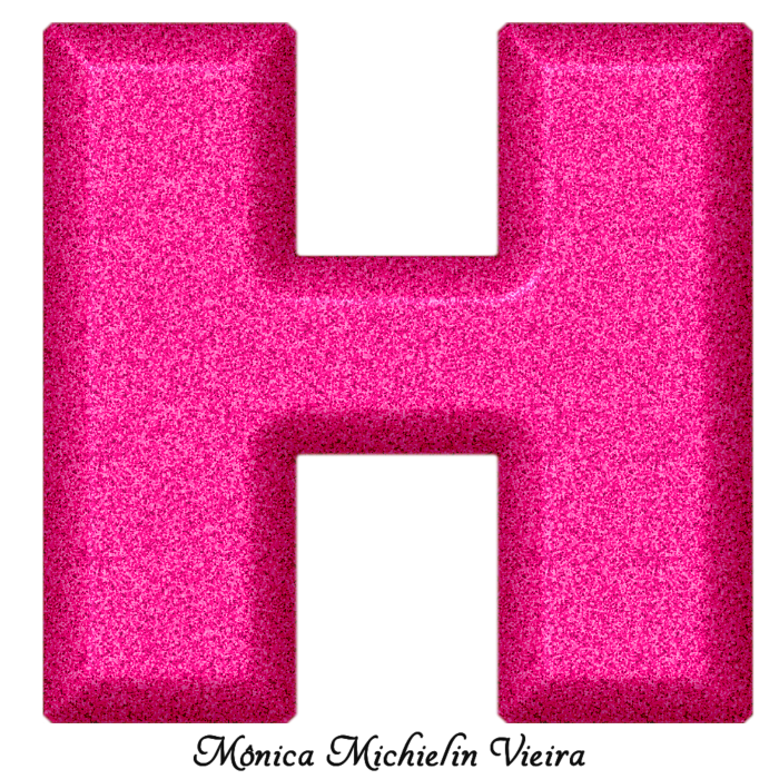 Monica Michielin Alphabets: ALFABETO GLITTER ROSA PNG #outubrorosa, # ...