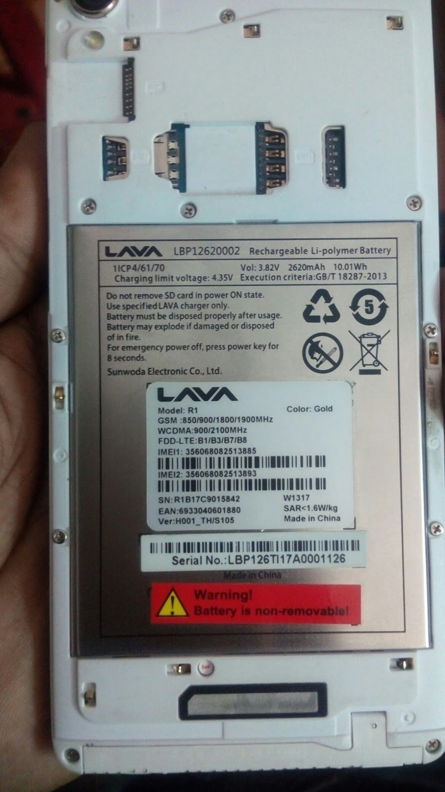 UBAIDULLAH IT: LAVA R1 FIRMWARE (H001_TH/S105) MT6737M CPU 100% Tested