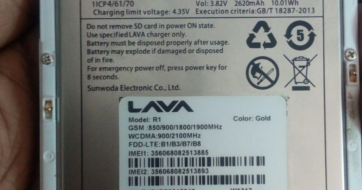 UBAIDULLAH IT: LAVA R1 FIRMWARE (H001_TH/S105) MT6737M CPU 100% Tested