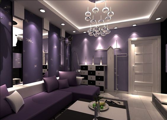 +60 Purple interior design ideas and color combinations 2019