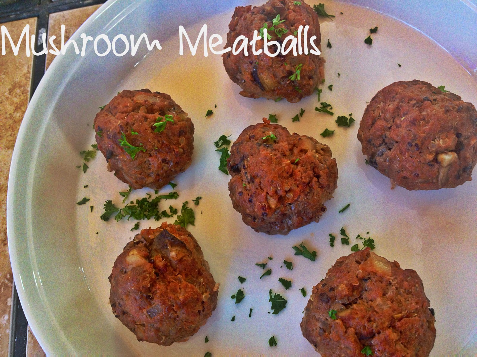 Eatwello..eating well for health in a toxic world....: Mushroom Meatballs