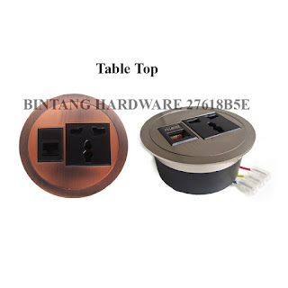 Table Top Socket Colokan Meja Meeting Kantor - Bintang Hardware