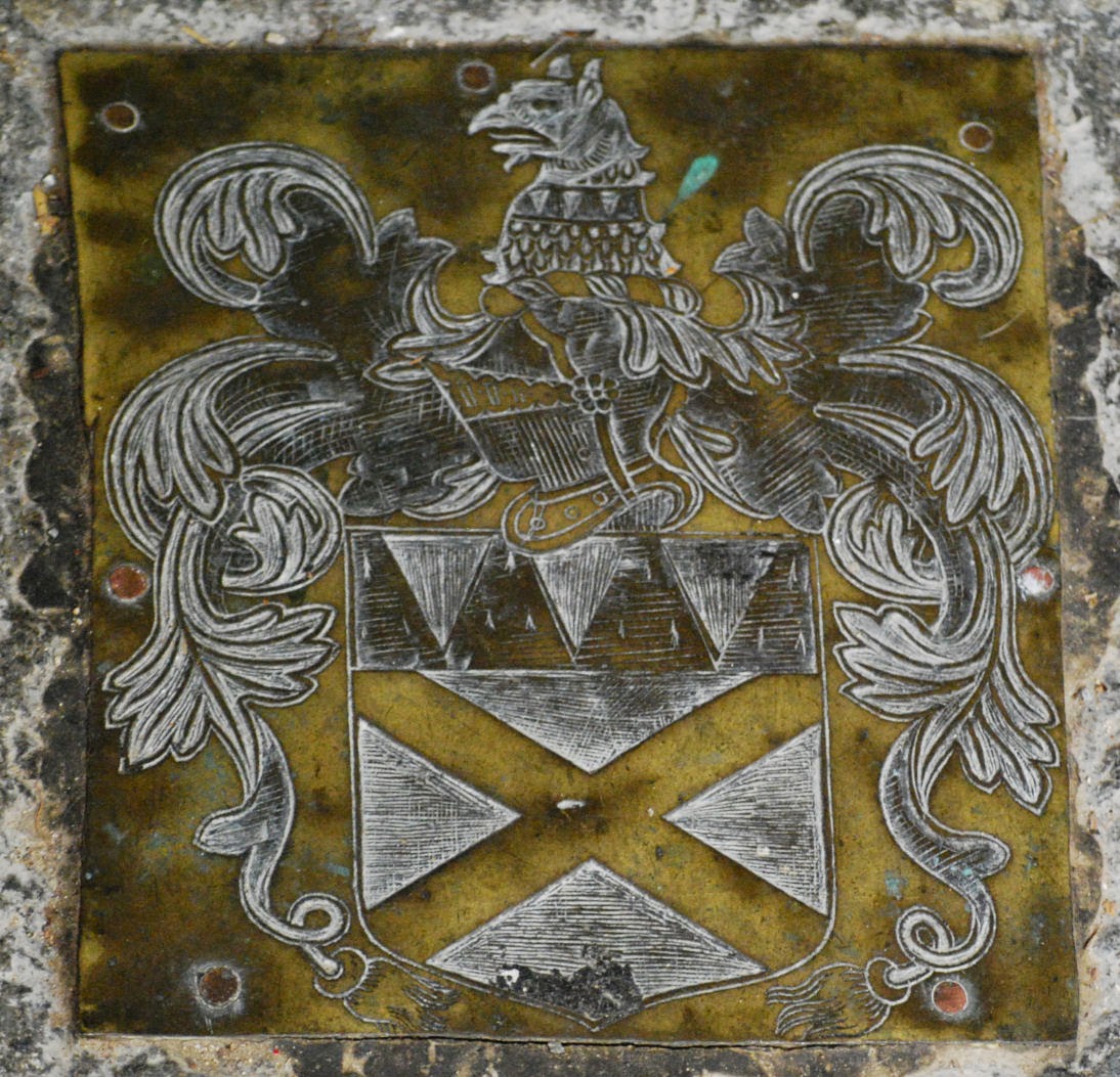 Heraldry: Another Heraldic Memorial in Sandwich, Kent