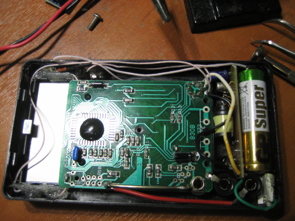 Digital Twilight: 9V multimeter powered from single AA battery