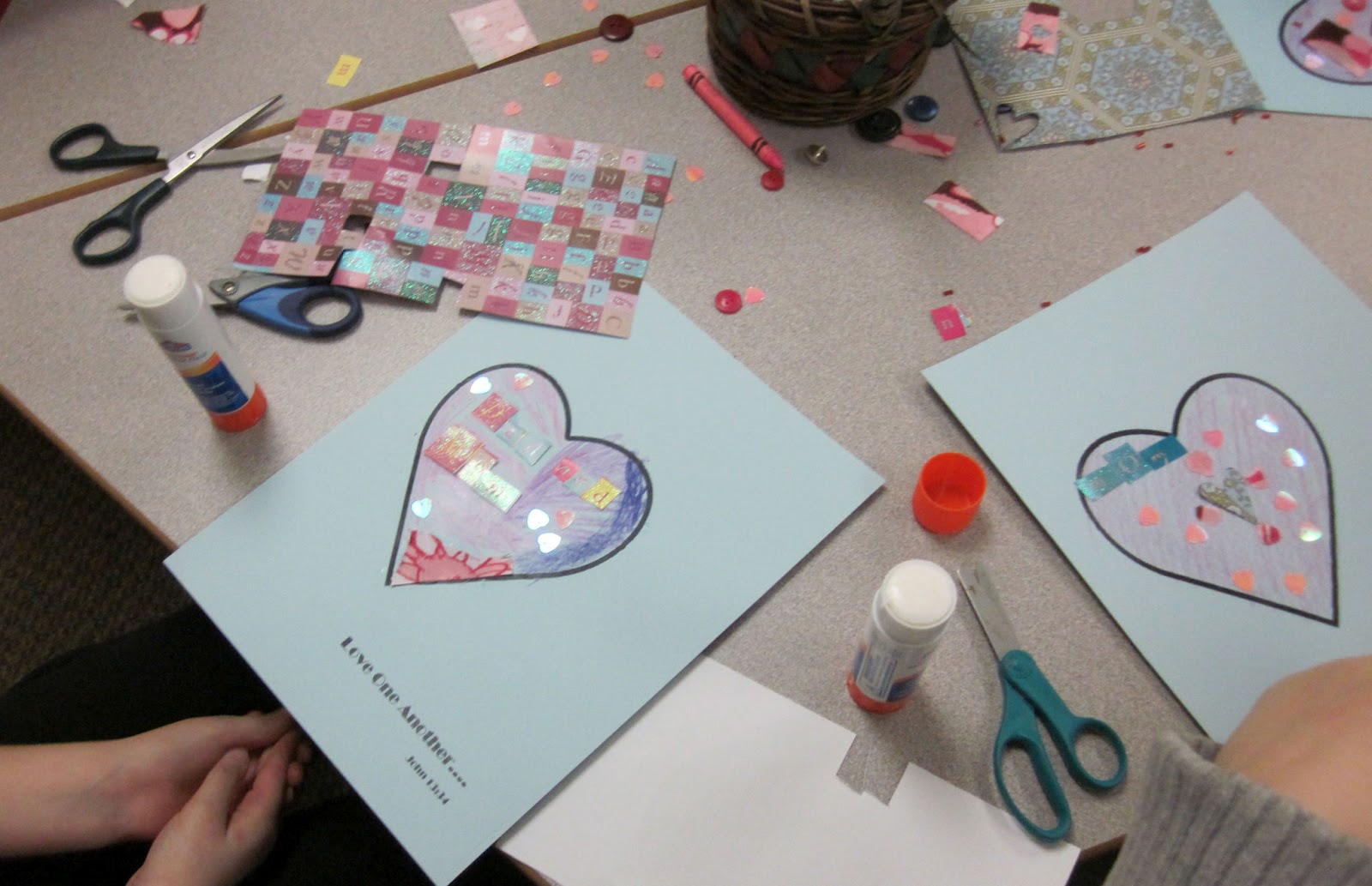Life is Sweet: February Kids craft pictures