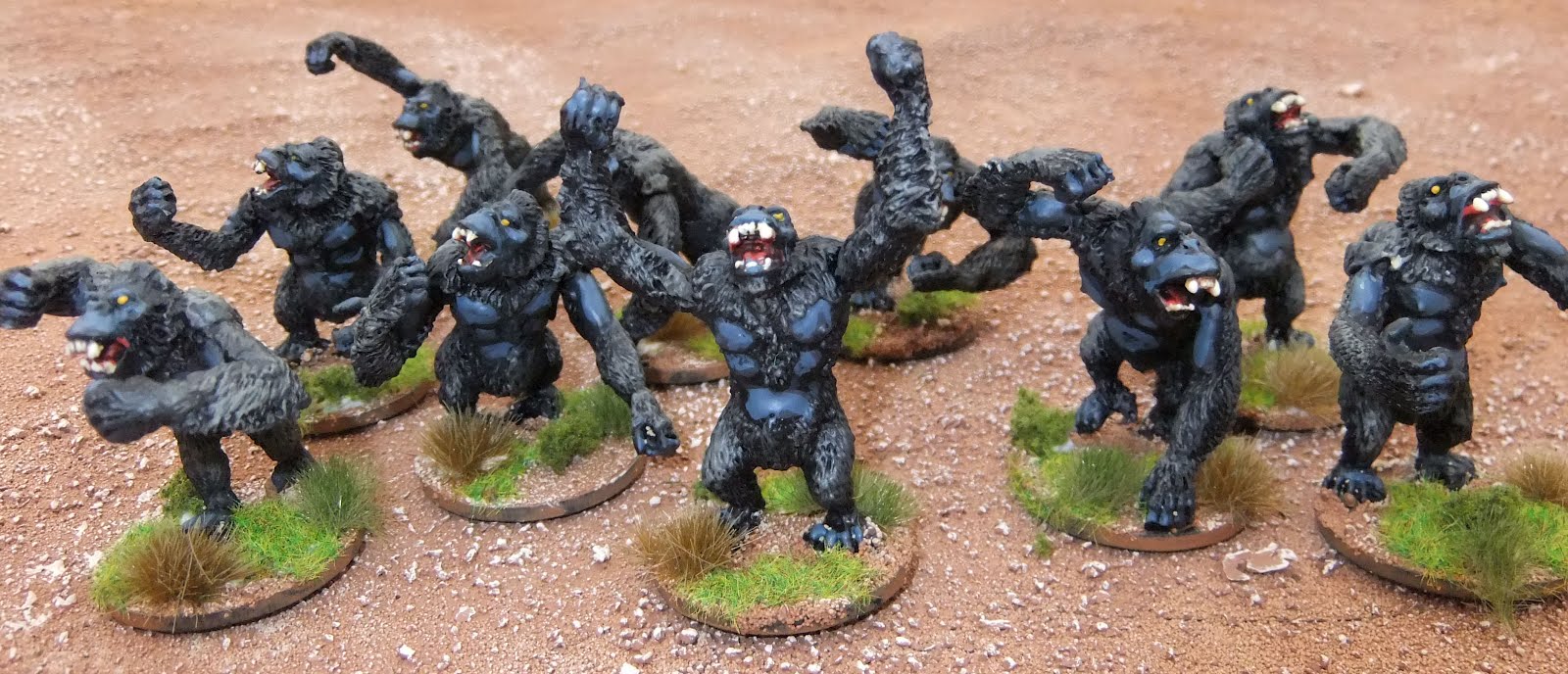 SHADOWKINGS: Apes, School Girls, FOW, Yakuza,& Gaslight characters