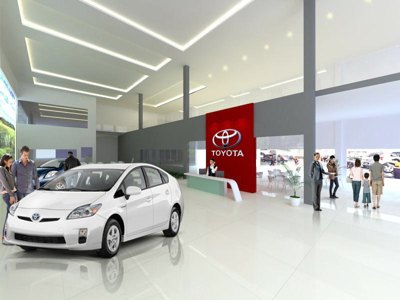 BS Design Studio: Toyota Showroom and Service Center