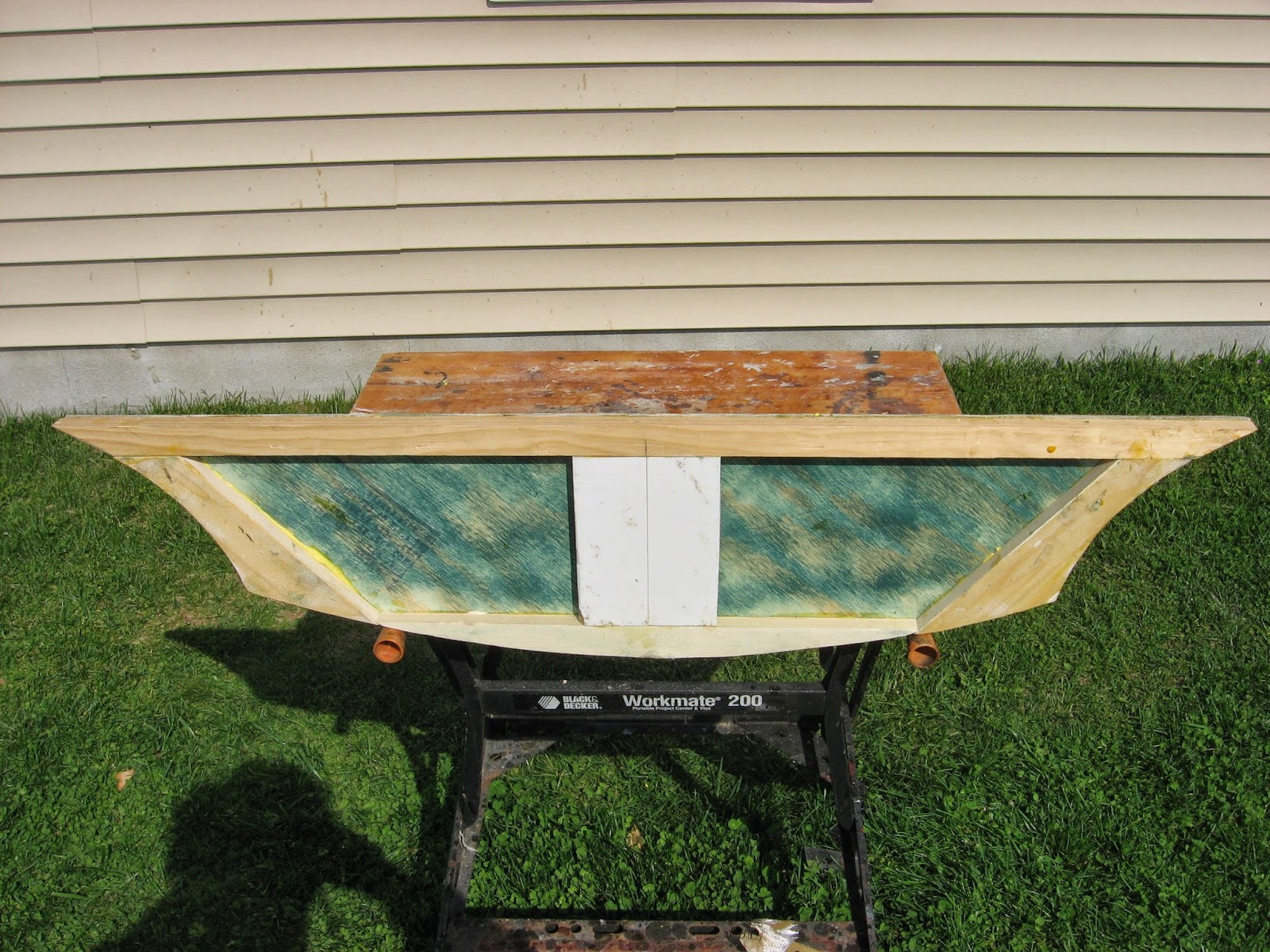 John Shelley's Moth Boat: Inner transom