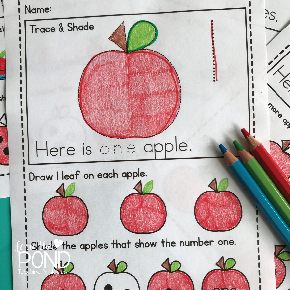 Learn Numbers - Apple Style! | From the Pond