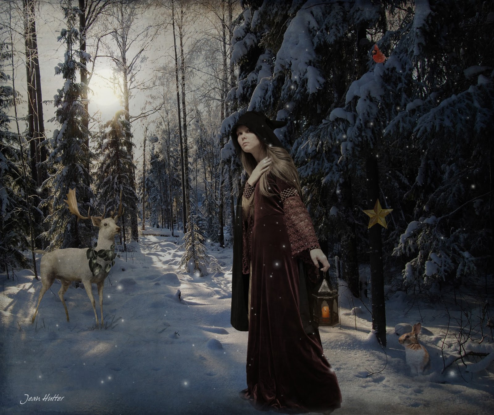 Jean Hutter - Digital Views: Winter Walk