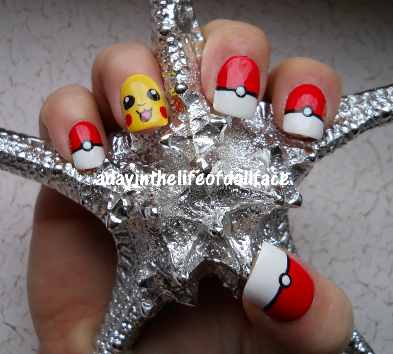 A Day In The Life Of Dollface....: Pokemon Nails!
