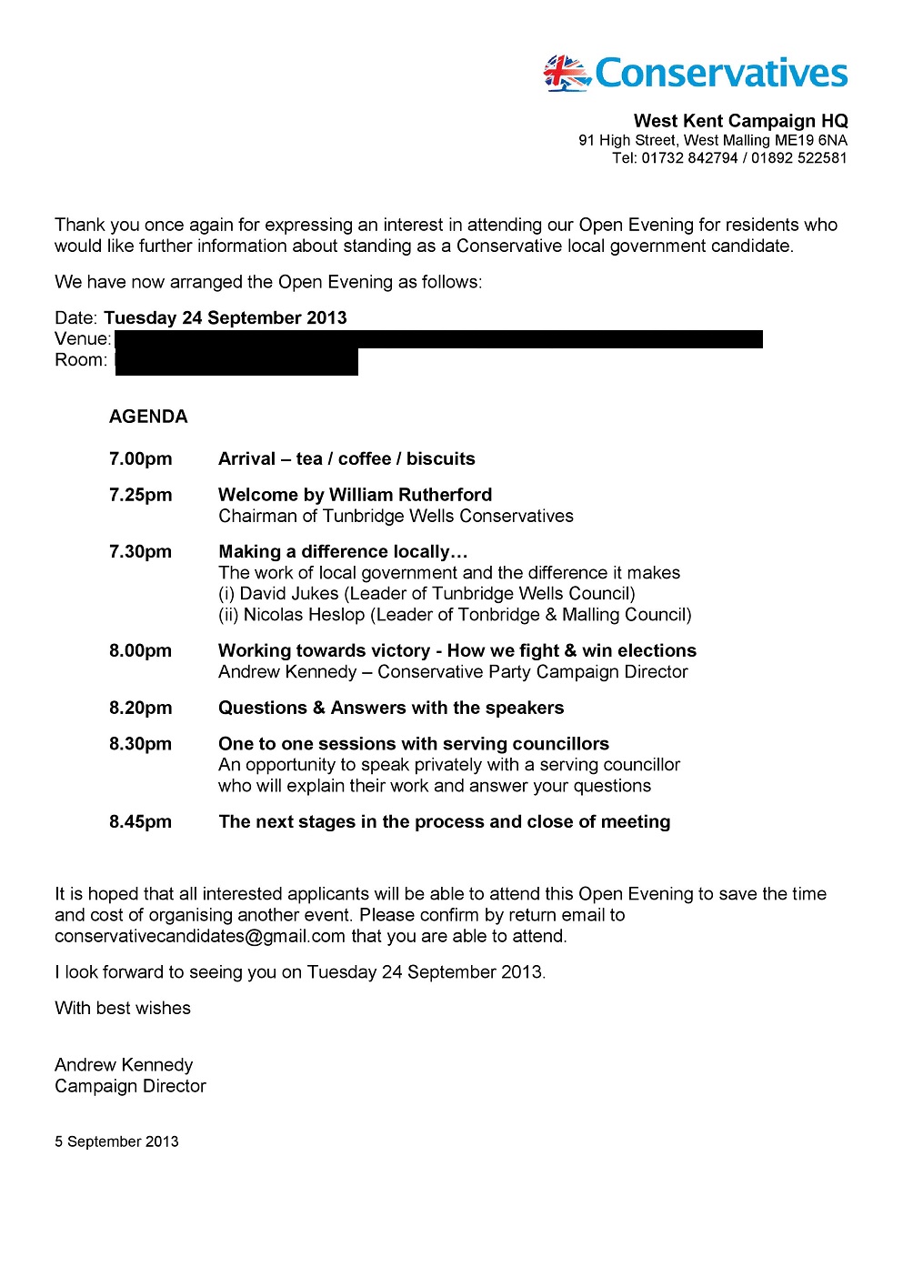 DIARY OF A CONSERVATIVE PARTY AGENT: Local Government Candidate ...