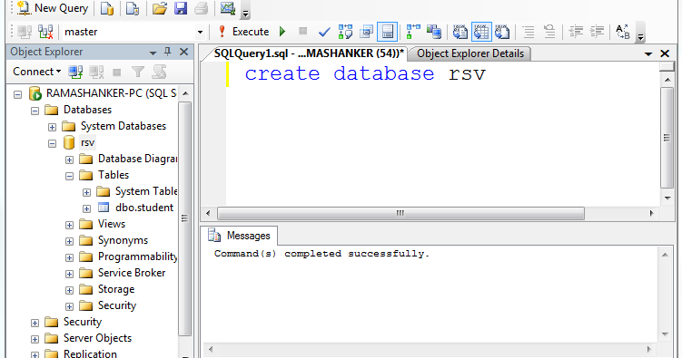 Microsoft Sql Server | MY.NET Tutorials