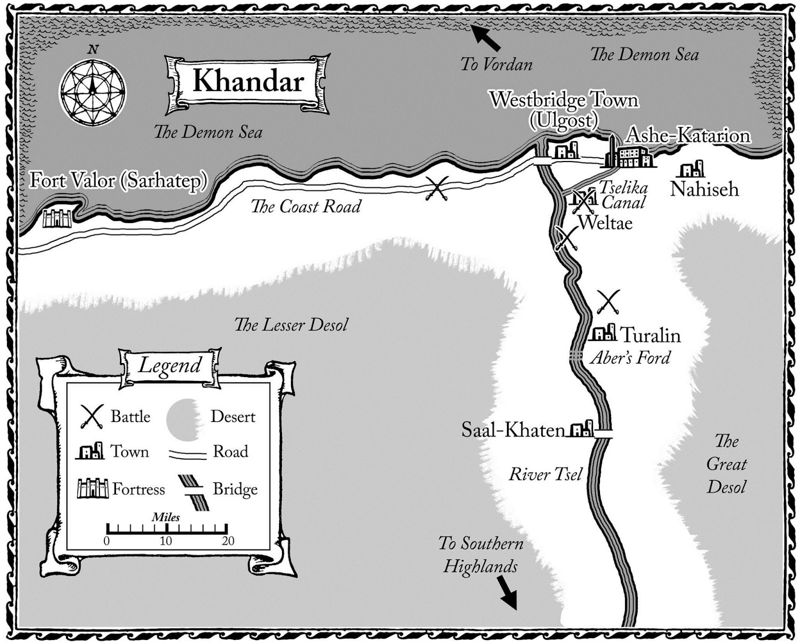 Wargaming Miscellany: Maps from The Shadow Campaign books