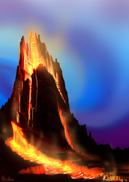 Volcano Eruption Painting - Ideas and Techniques ~ DIGITAL PAINTING ...