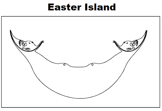 Coloring Easter Island Moai Pages Sheet Colouring Printables Paper ...