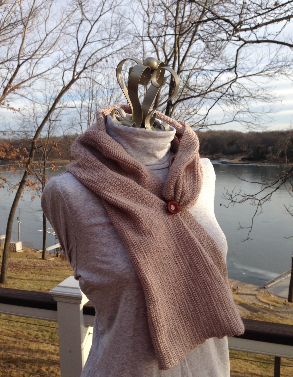 Kriskrafter: Clipper Scarf - Machine Knit FREE Pattern