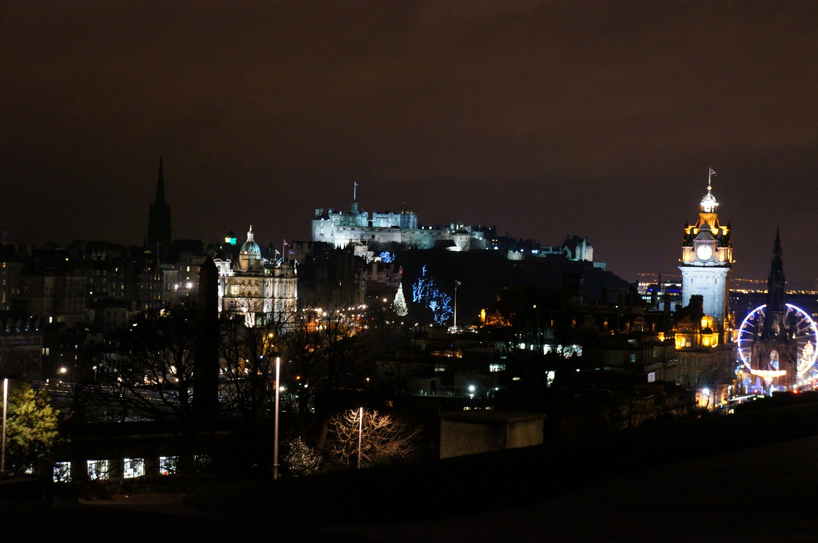 Maps and Camera Snaps: Night Time in Edinburgh, Scotland