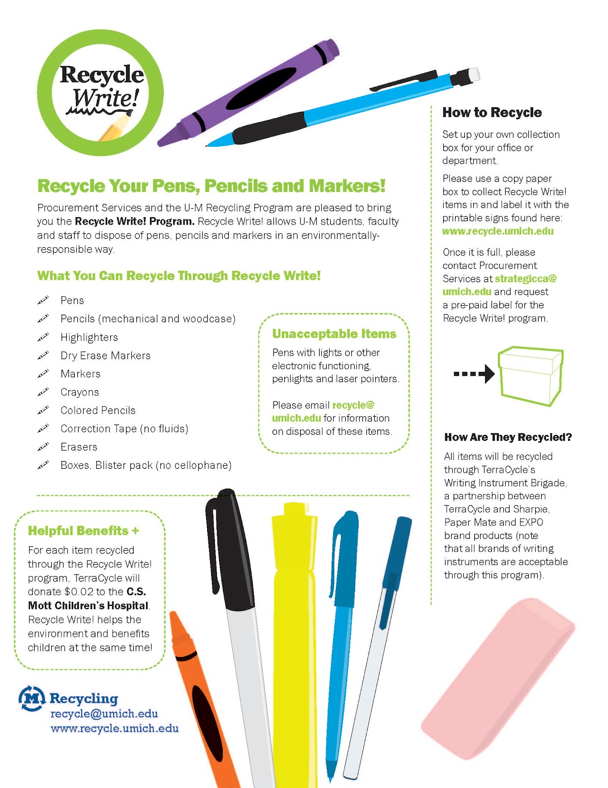 UM Recycling: Recycle Write!