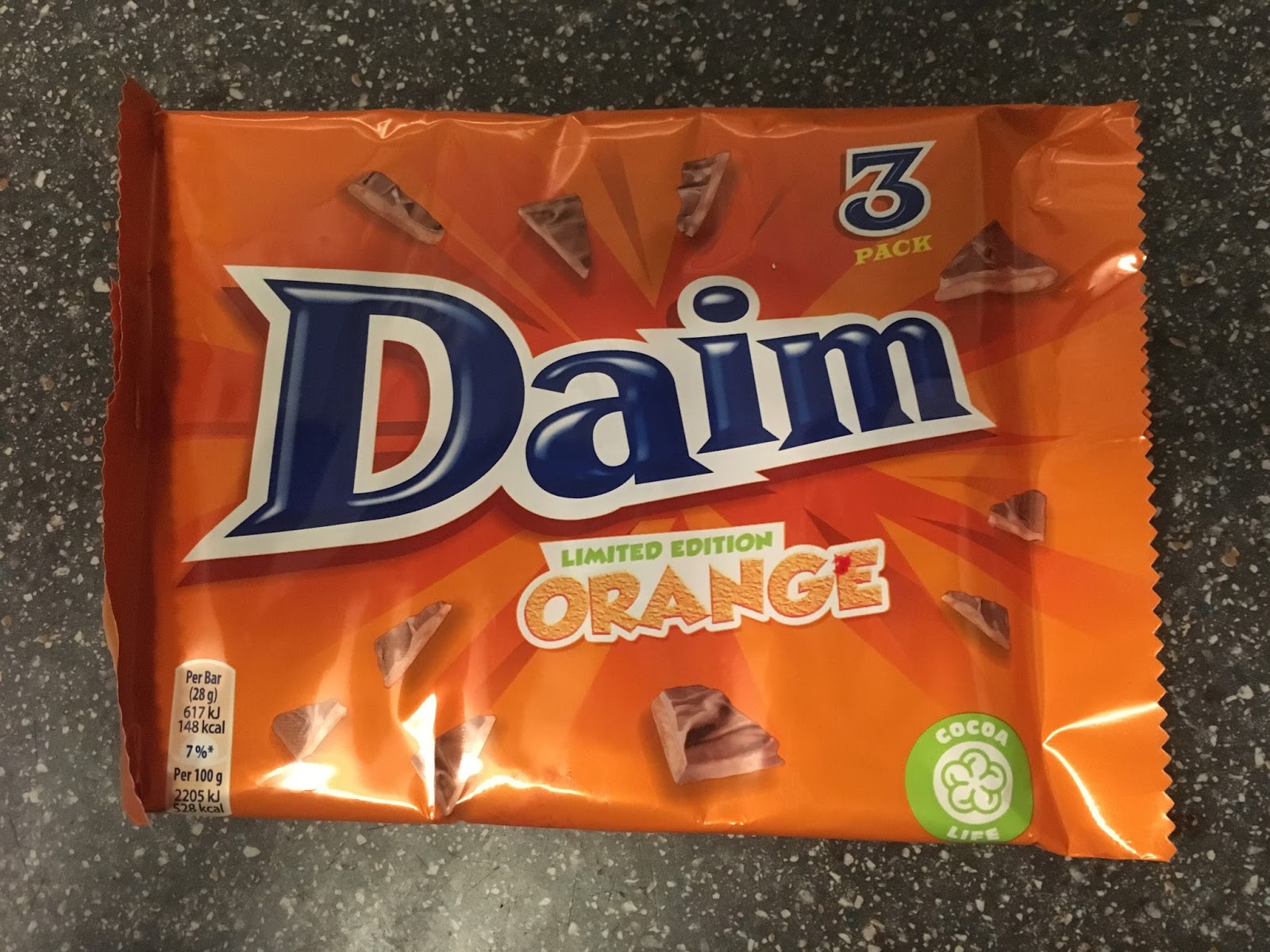 A Review A Day: Today's Review: Daim Orange
