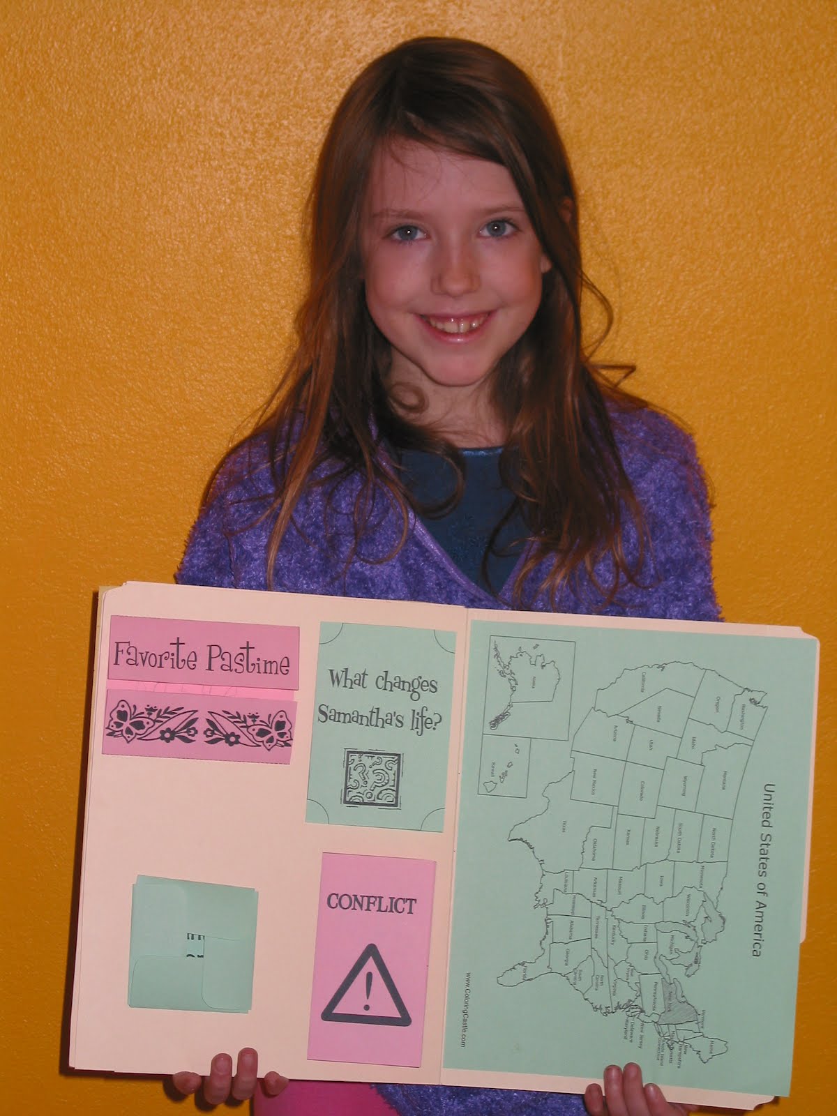 Light at Home: Children's Reading List: American Girl Samantha and Lapbook