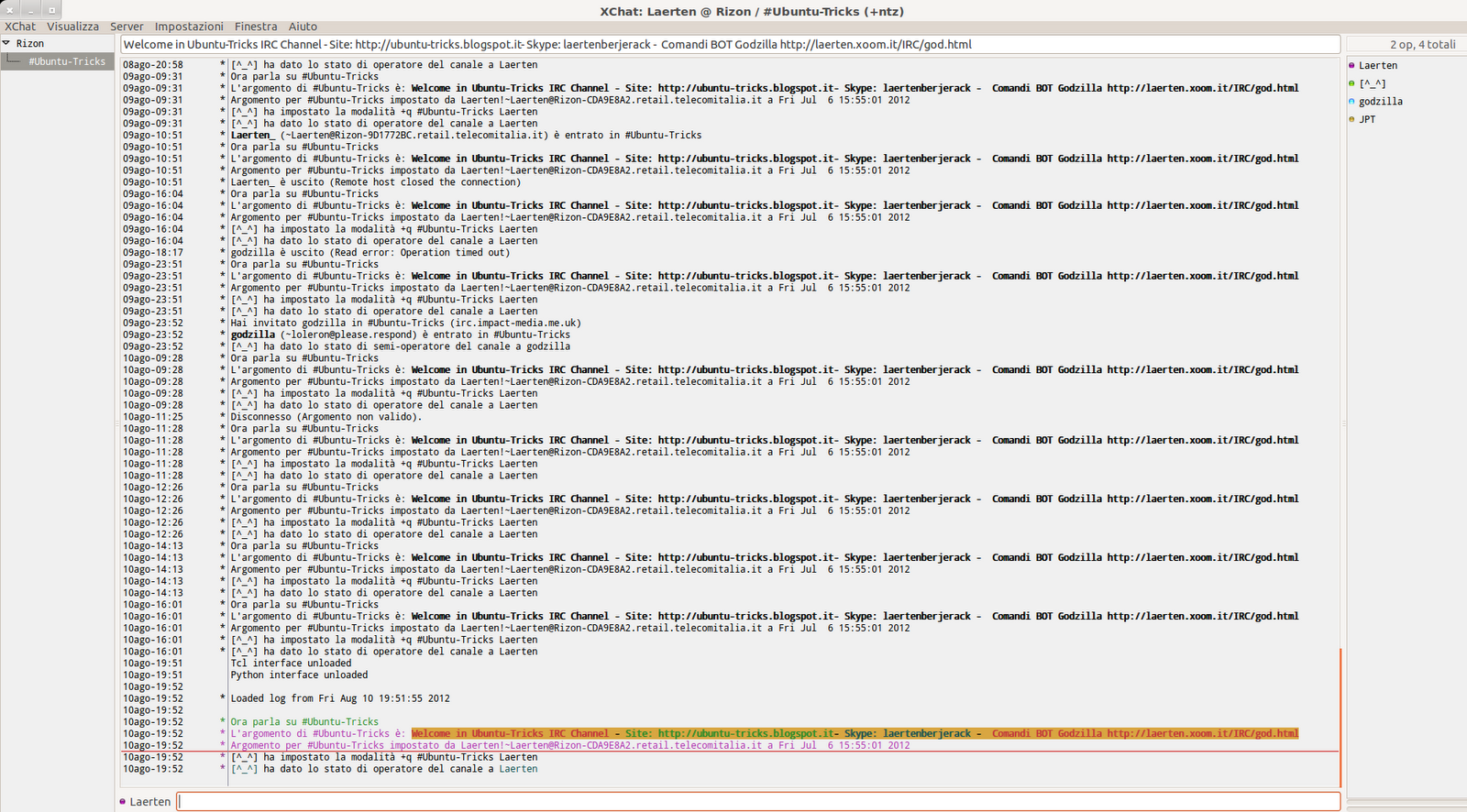 Ubuntu Tricks: Xchat: Un client per IRC