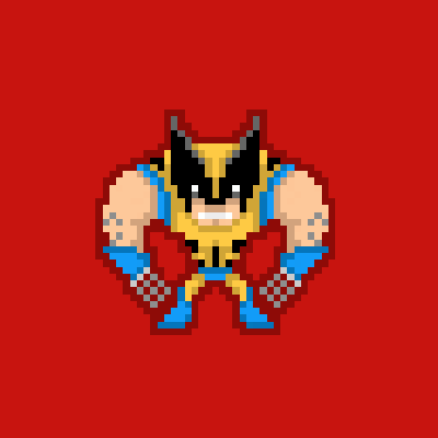 Cameron Holland: pixel wolverine