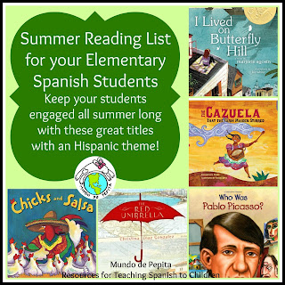 Summer Reading List for your Elementary Spanish Students | Mundo de Pepita