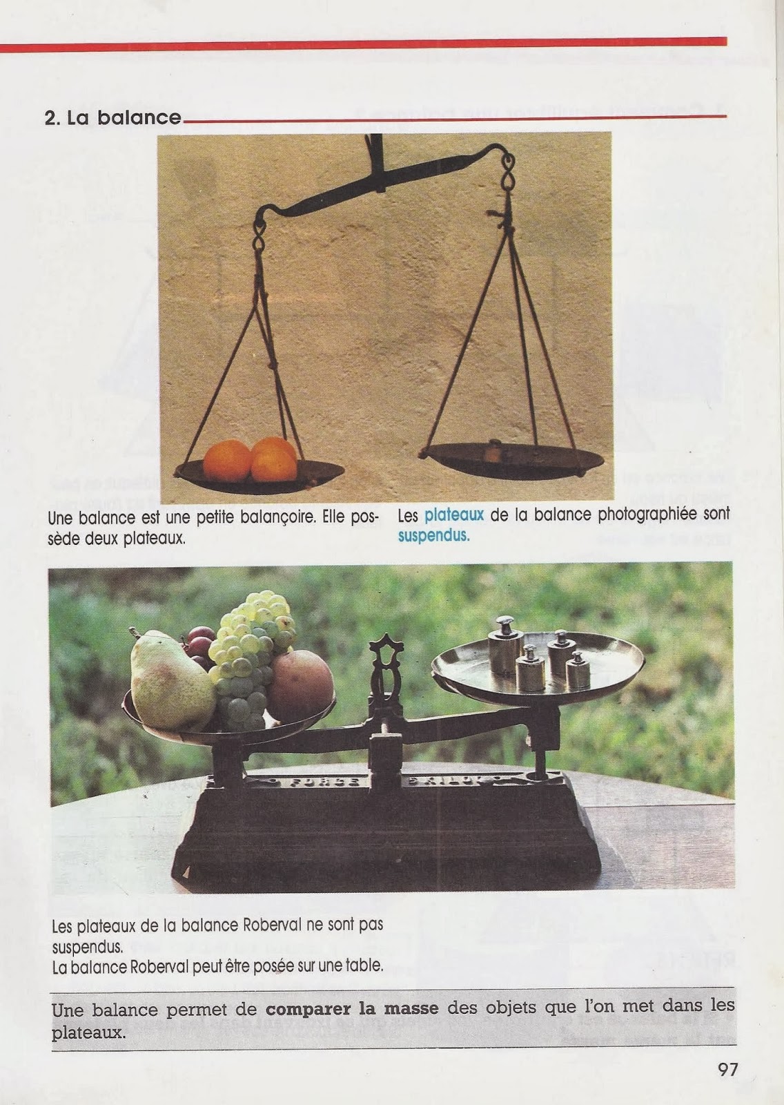 Leçons de choses: 25. La balance. 26. Comment se servir d'une balance