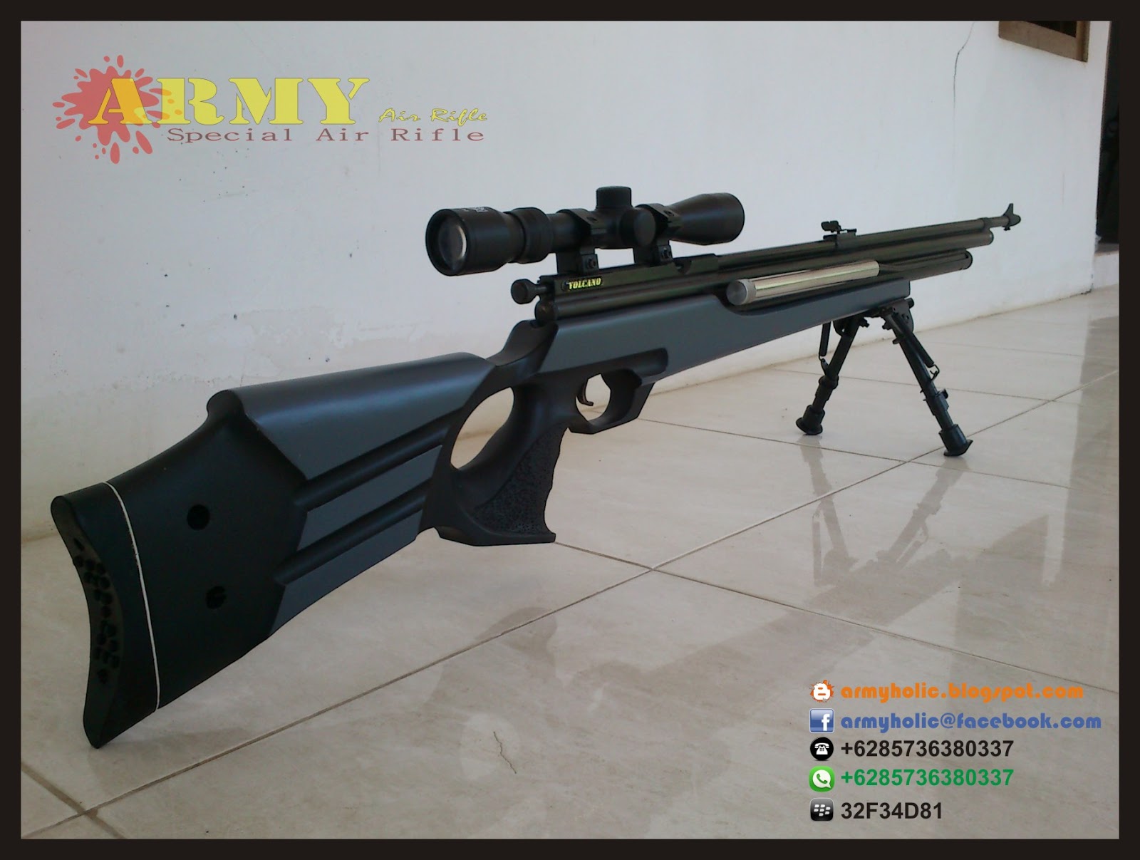 SENAPAN ANGIN VOLCANO SIDE PUMP : Supplier Senapan Angin Gejluk | Toko ...