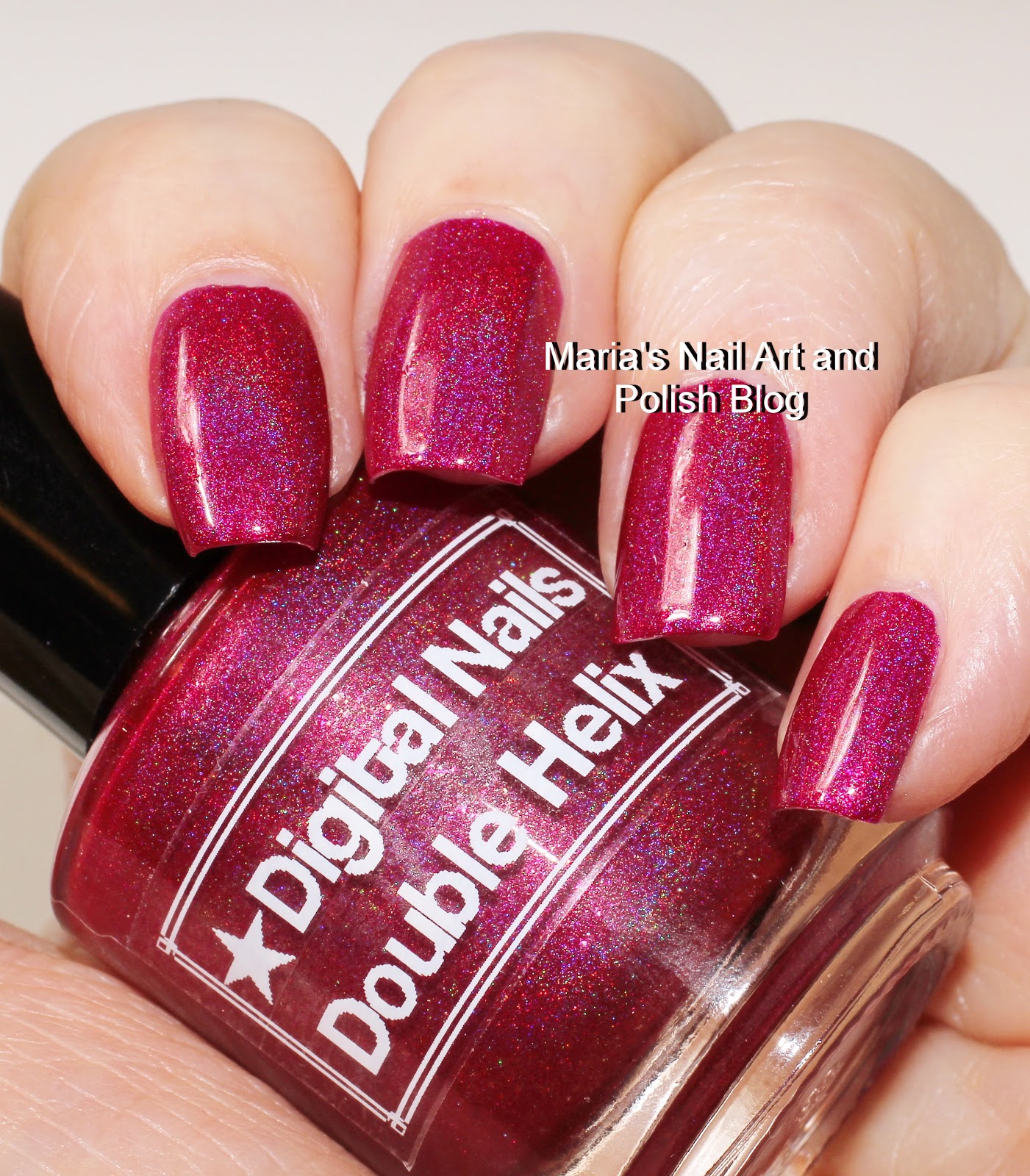 Marias Nail Art and Polish Blog: Digital Nails Double Helix swatches