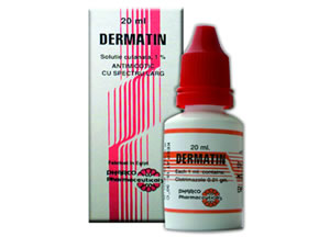 معلومات عن ديرماتين محلول Dermatin مضاد للفطريات